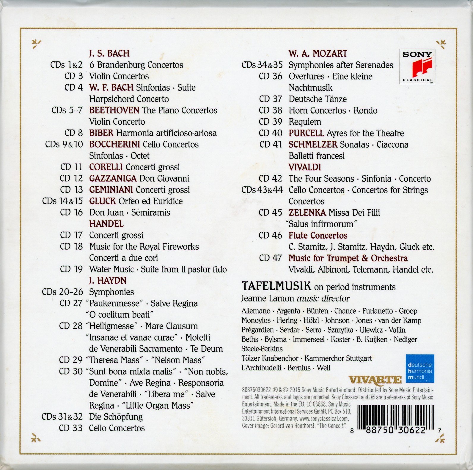 makdelart - classique: TAFELMUSIK - THE COMPLETE SONY RECORDINGS (Sony ... makdelart - classique: TAFELMUSIK - THE COMPLETE SONY RECORDINGS (Sony ...