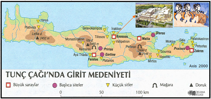 Okuma Atlası: Minos-Miken