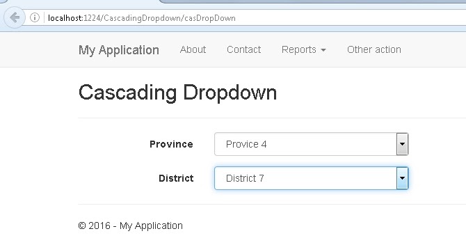 Cascading Dropdown In Mvc Tips And Tricks