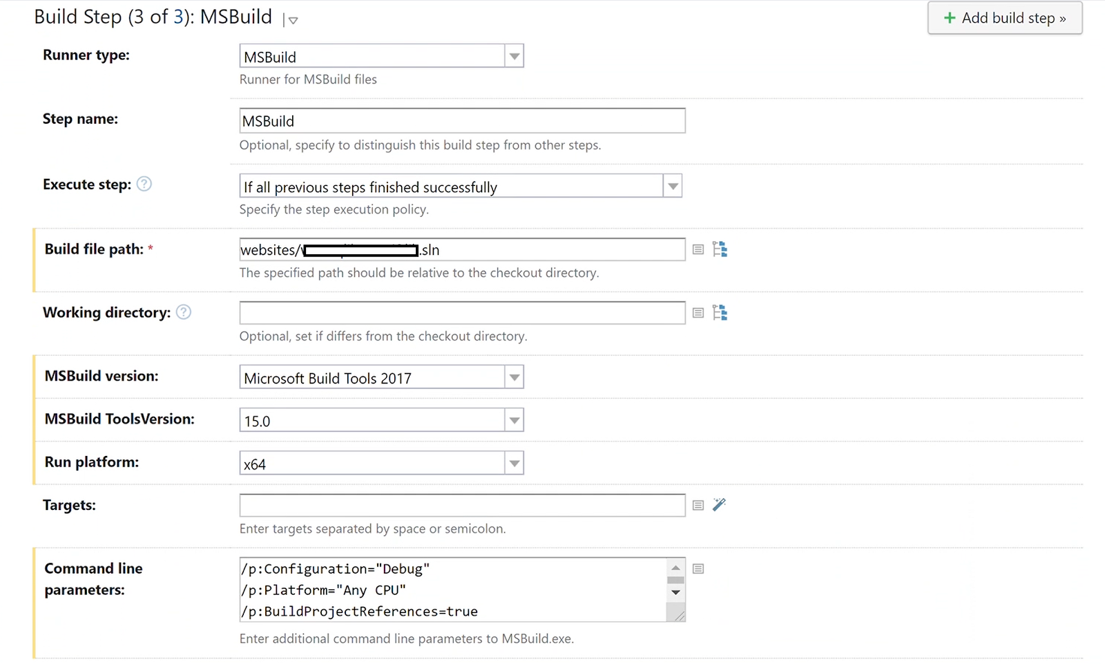 Setting up TeamCity Build Configuration Setting up TeamCity Build Configuration
