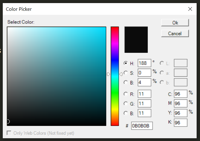 Color Picker in Sublime Text 3