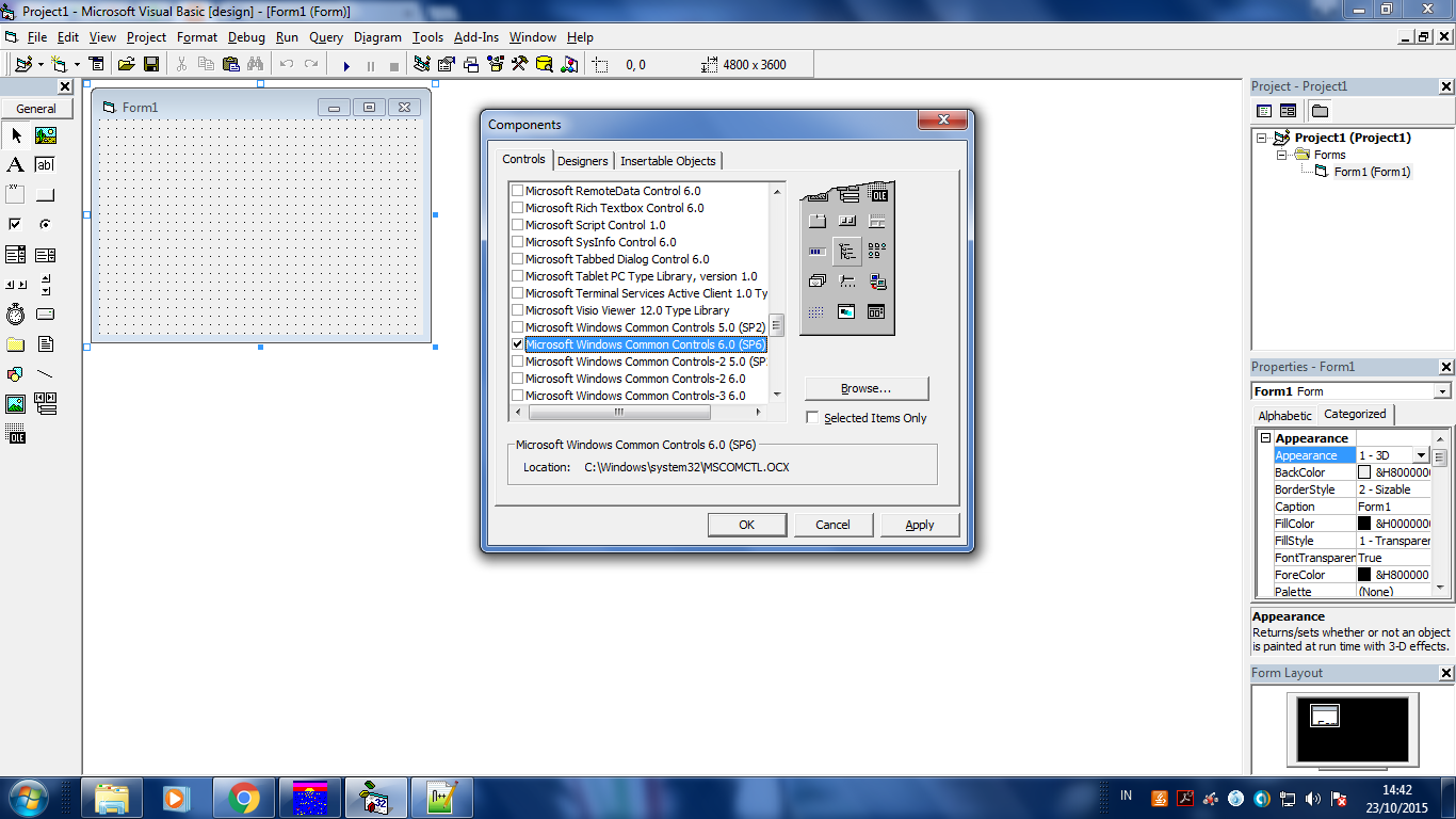 Membuat Menu ToolBar pada Visual Basic 6.0 - Biongo Attacker