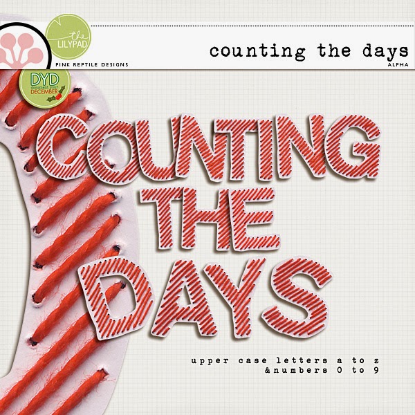 pink reptile designs: DOCUMENT YOUR DECEMBER WITH 'COUNTING THE DAYS'