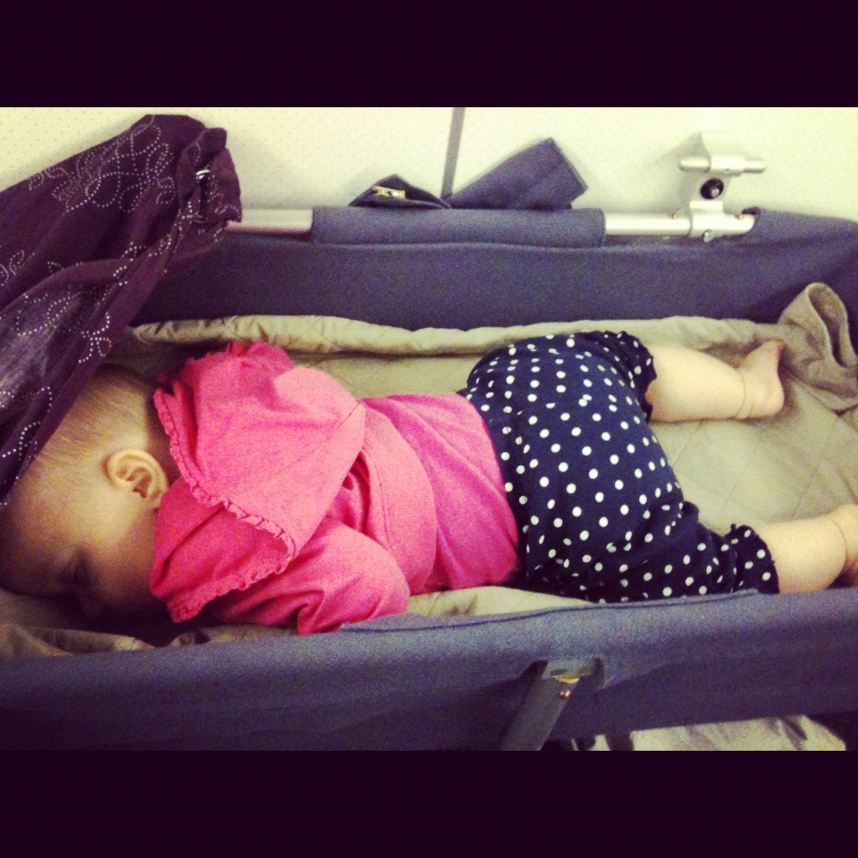 27°72′N 85°37′E: International flying with an infant