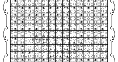 The Puzzle Den: Free Easter Pixel Art To Color