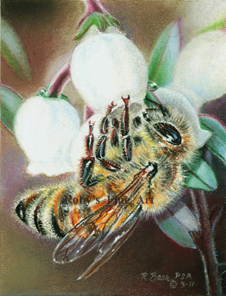 Pastel Paintings by Roberta "Roby" Baer PSA: New Bee Paintings