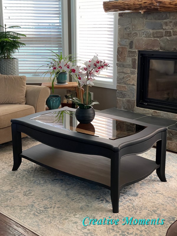 Matte Black Coffee Table