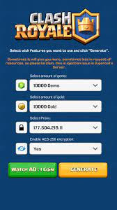 Clash Royale Gems Generator