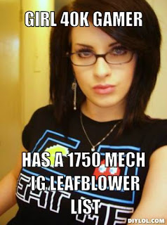 Noobaficatus: Cool Chick Carol in 40K