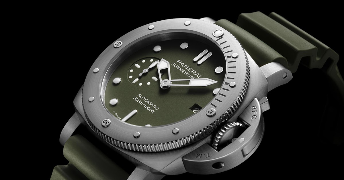 Panerai - Submersible Verde Militare 42mm PAM1055 | Time and Watches ...