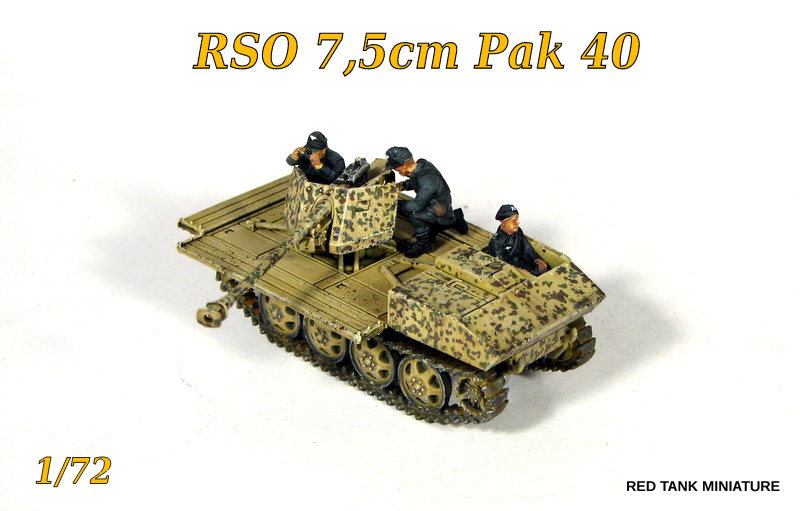 Gulumik Military Models: RSO 7,5cm Pak 40 1/72