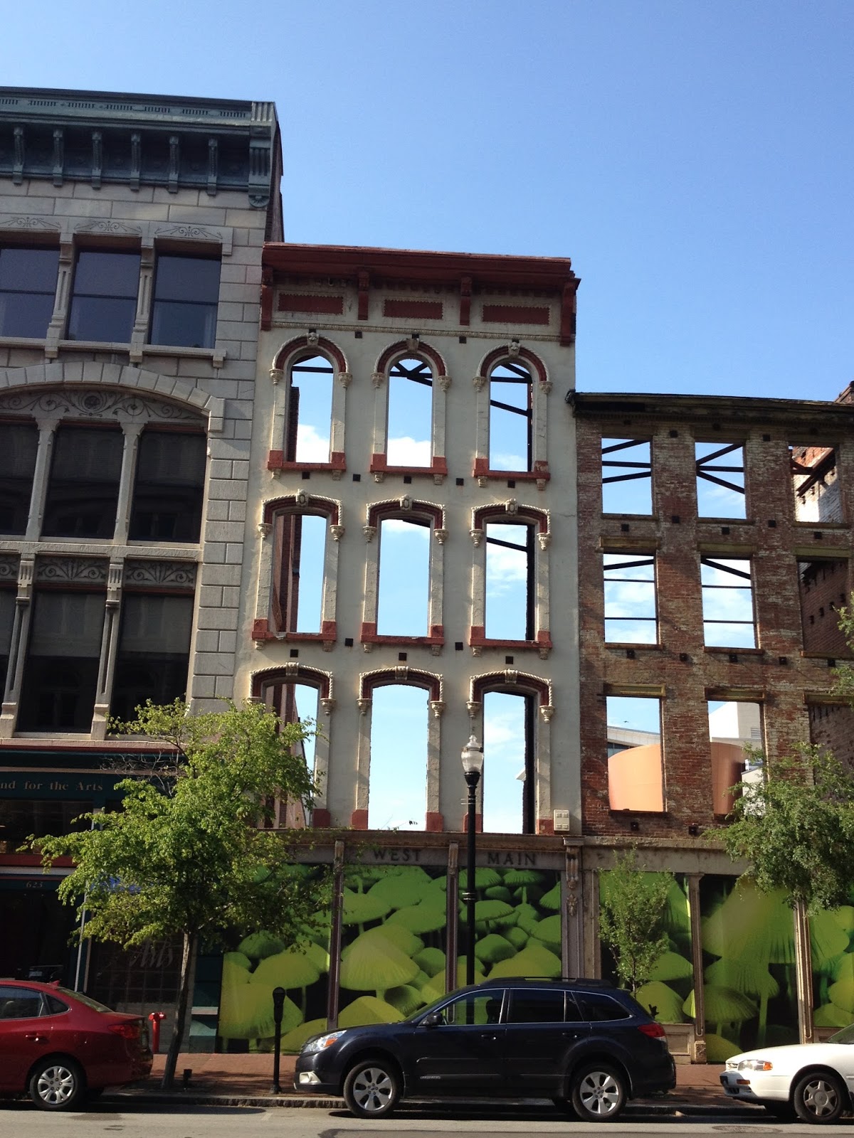 Eerie Indiana: Demolished Iron Front Facades on Main Street, Louisville ...