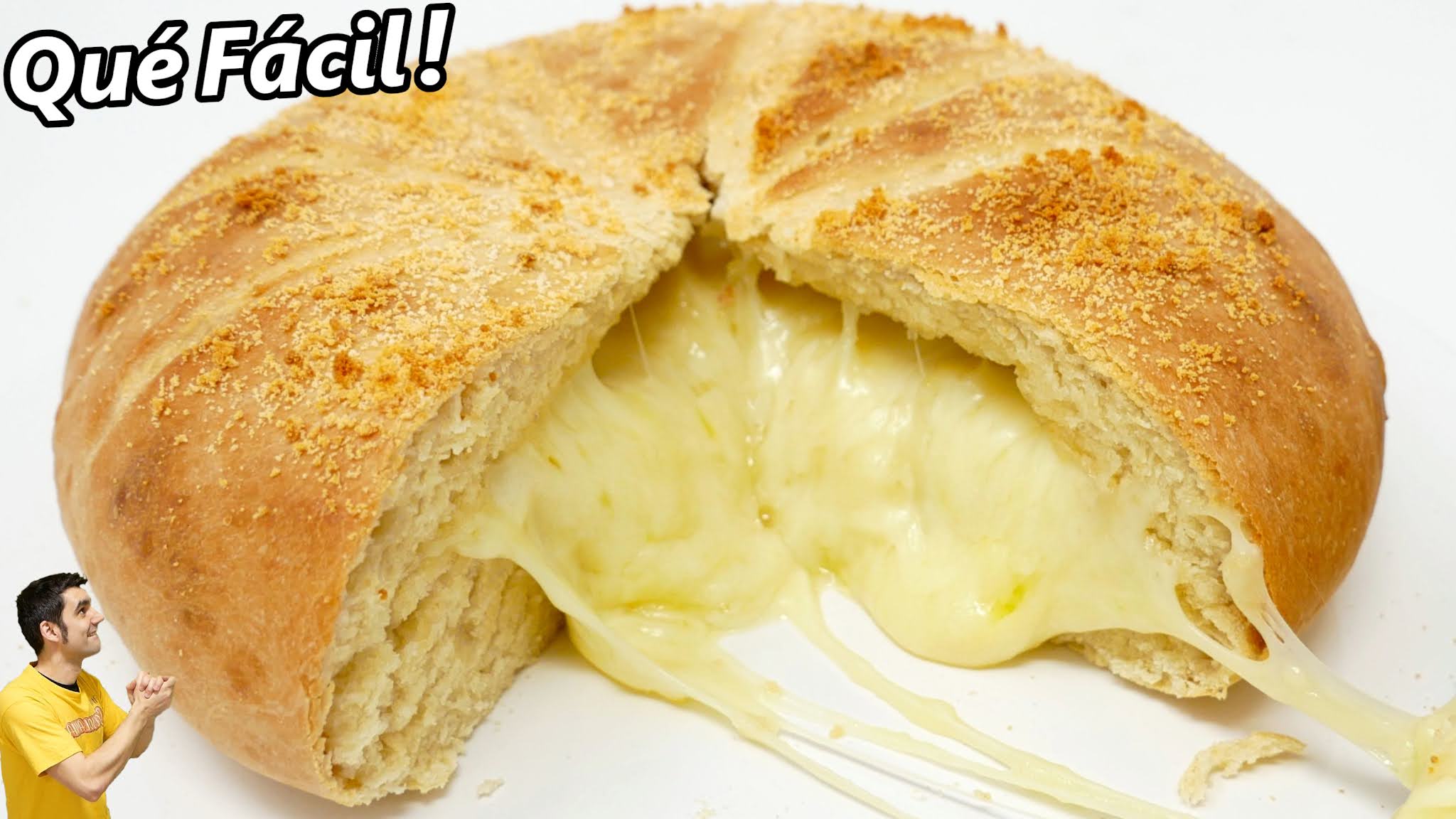 Pan relleno de queso