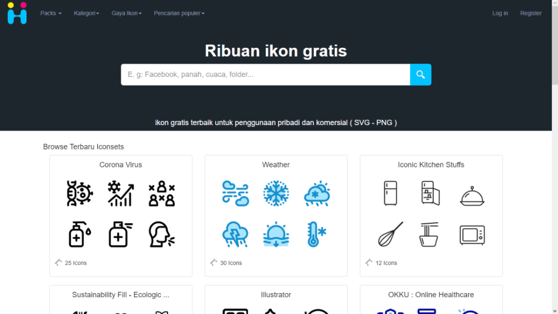 7 Situs Tempat Download Icon Gratis Terbaik - Adh Blog