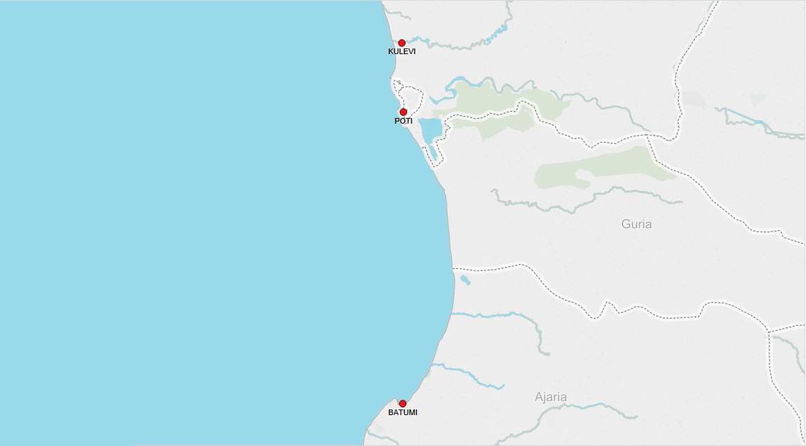 Georgia sea port map - guglcity