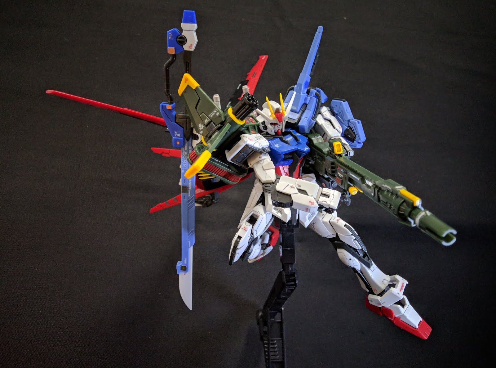 Sketsa Langit: Gunpla #55 - P-Bandai RG Perfect Strike Gundam Review