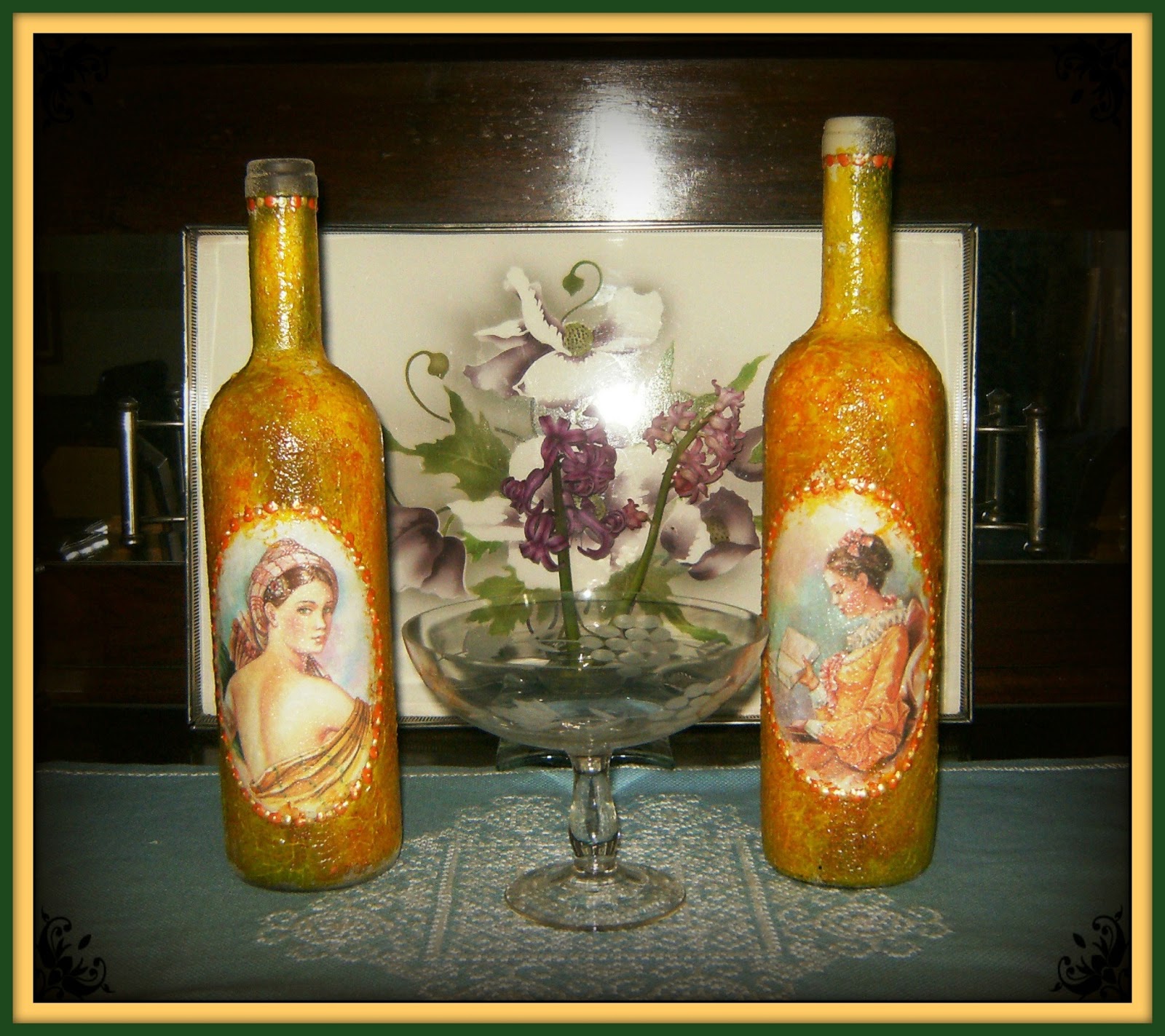 lila365idees: ΡΟΜΑΝΤΙΚΑ ΜΠΟΥΚΑΛΙΑ (ROMANCE BOTTLES)
