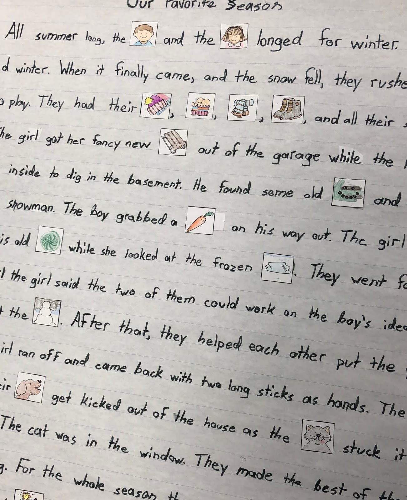 Collaboration Connection: Rebus Writing