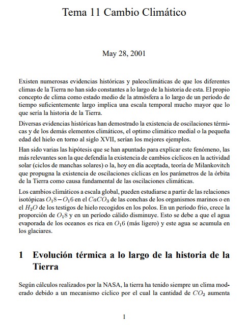 🌐 GEOCAMBIOS ║ Cambio Climático