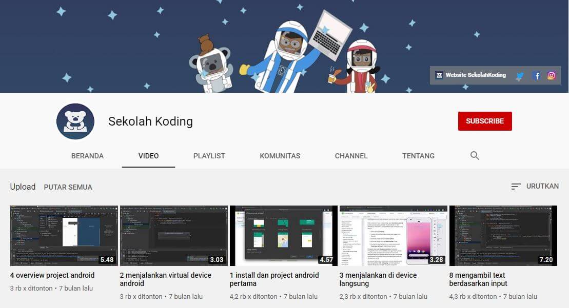 Jago Programming dengan Belajar dari 7 Channel Youtube Asal Indonesia
