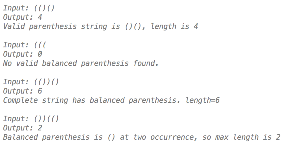 Find length of the longest valid parenthesis substring | JavaByPatel ... Find length of the longest valid parenthesis substring | JavaByPatel ...