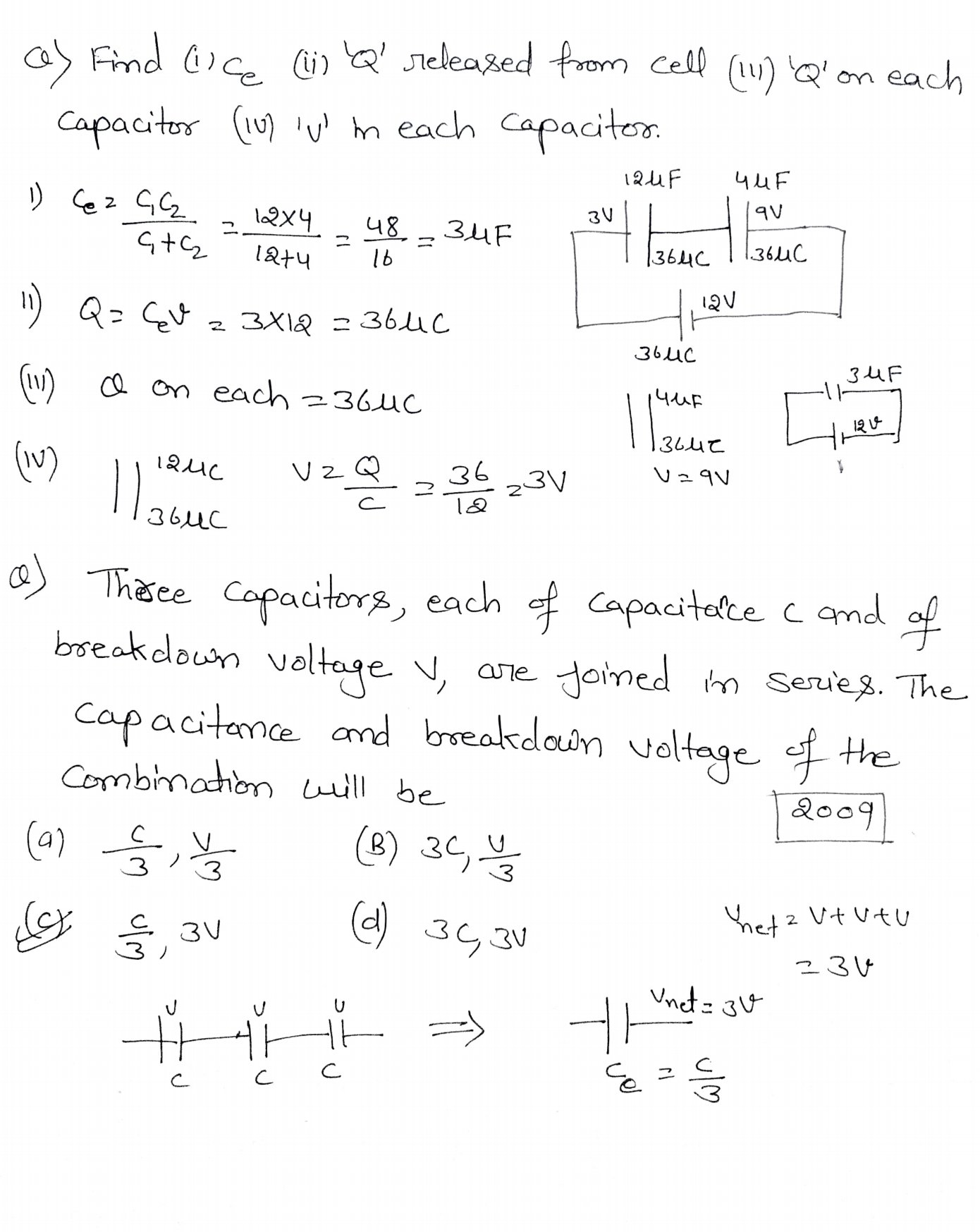 Capacitor notes physics class 12 - Studypur