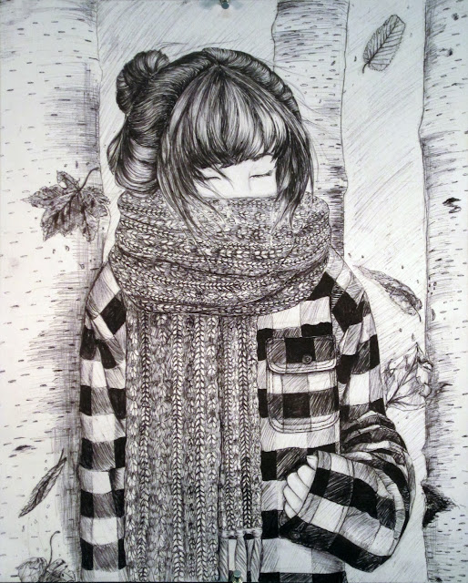 Studio Art On The Hill: Two Sided Drawing, Homework