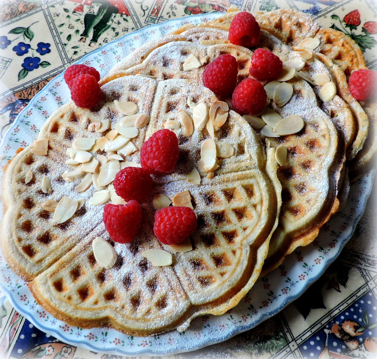 Toasted Almond Waffles | The English Kitchen