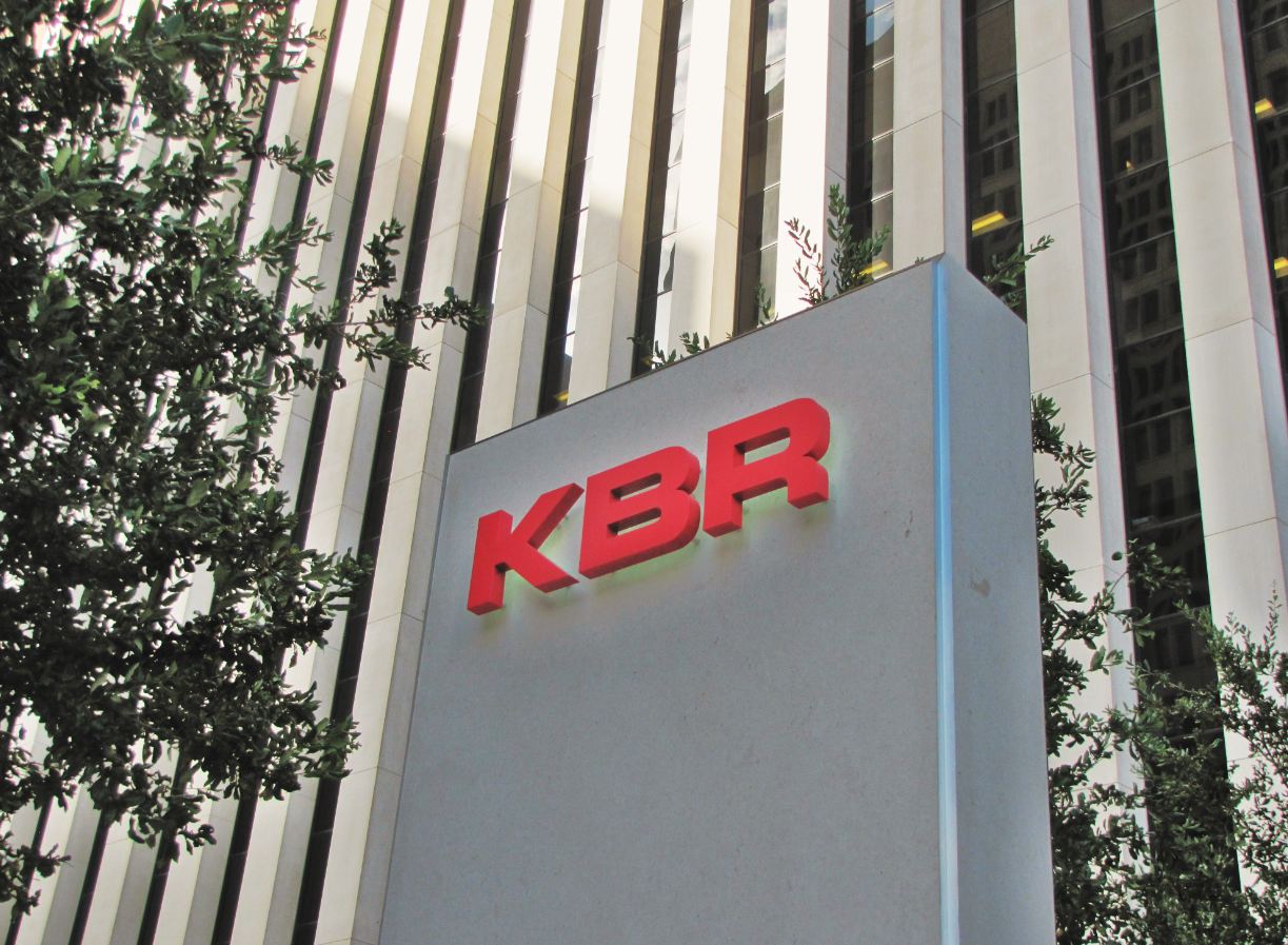 H-Town-West Photo Blog: KBR Logo and partial views of office towers ...