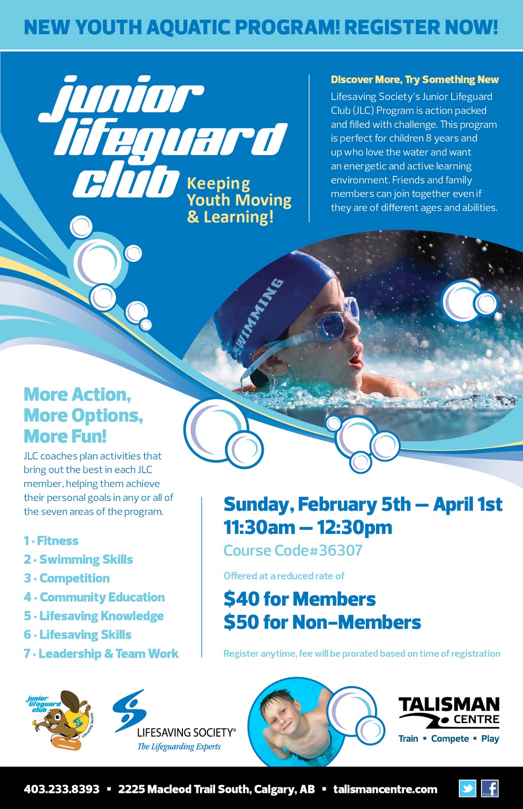 Talisman Centre: Junior Lifeguard Club