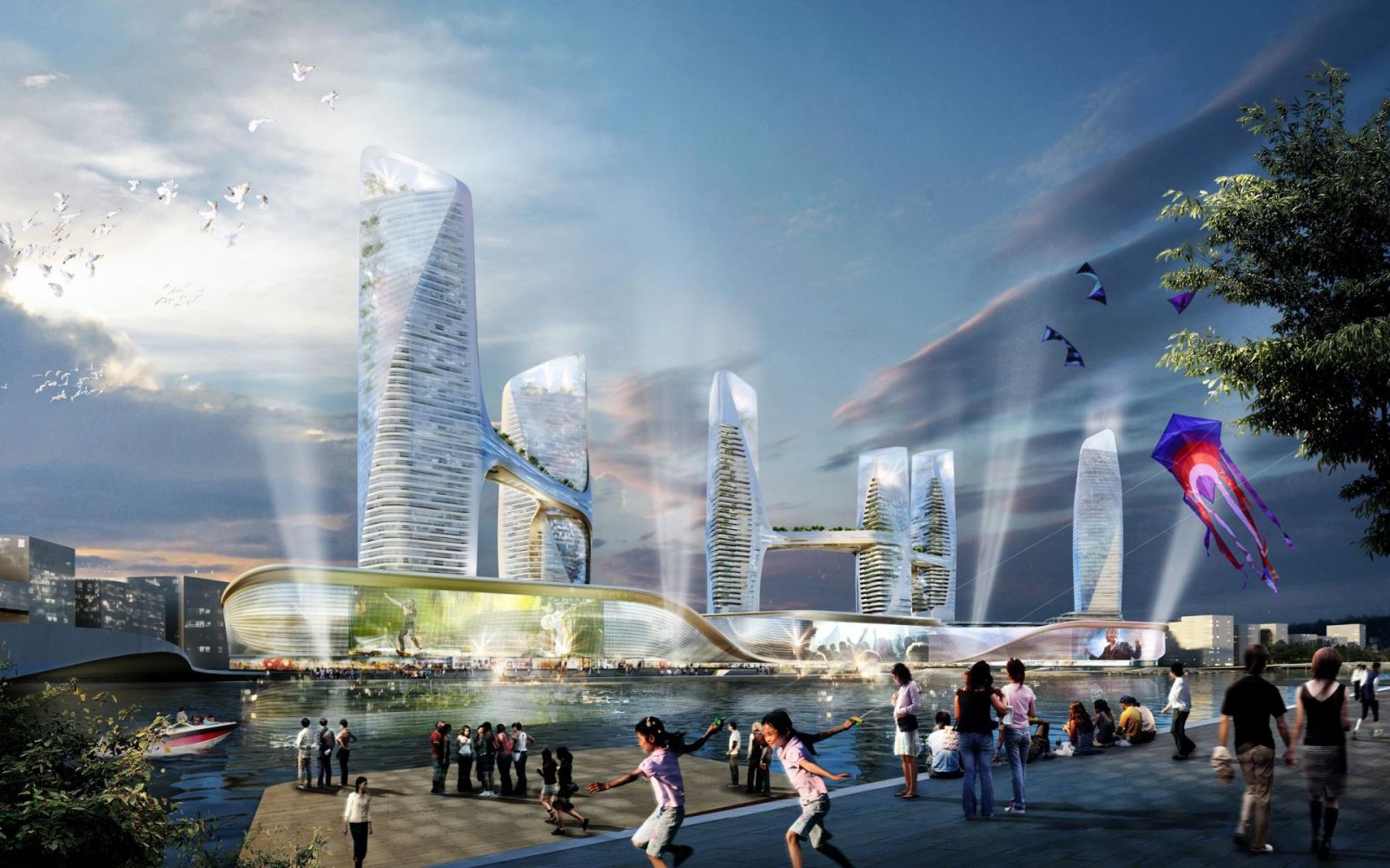 architecture now and The Future: CENTRAL BUSINESS DISTRICT BY UNSTUDIO