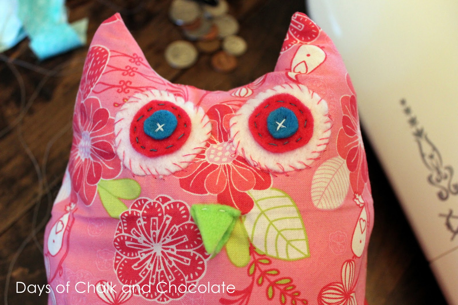 Stuffed Owl Doorstop (Sewing Project) | Days of Chalk and Chocolate