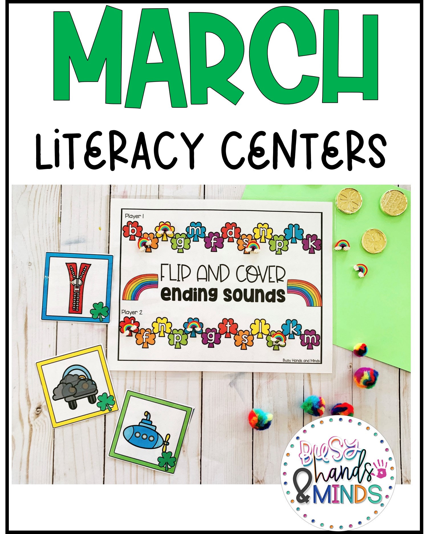 March Literacy Centers | Busy Hands and Minds