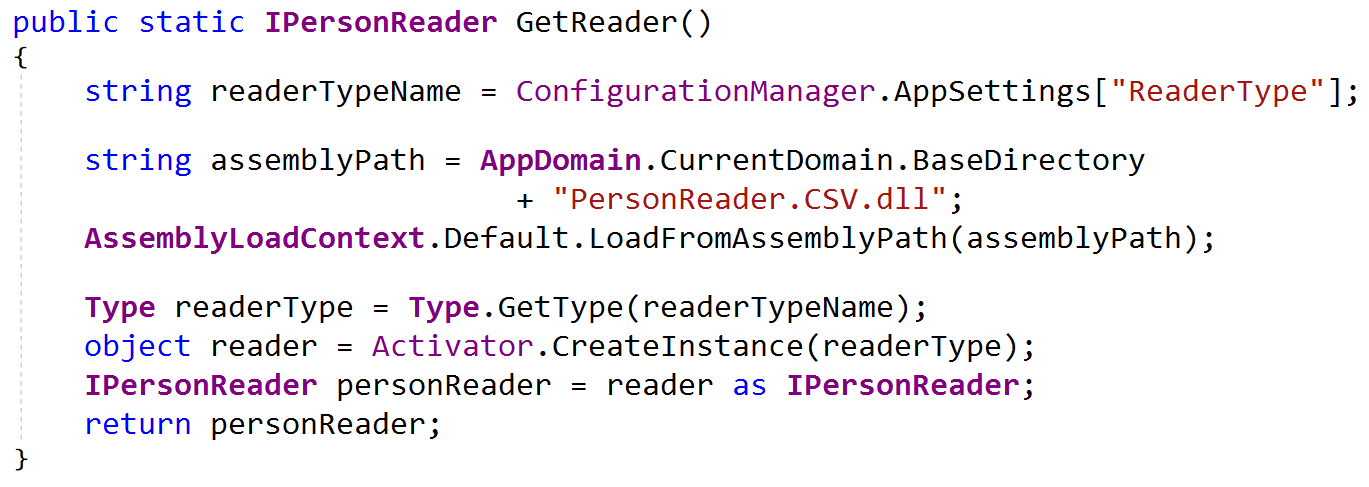 Jeremy Bytes Using Typegettype With Net Core Dynamically Loading Net Standard Assemblies