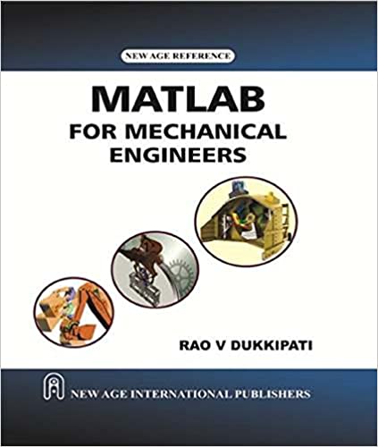 MATLAB for Mechanical Engineers Hardcover – 1 July 2018 by Rao ...