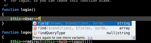 Hwarf Nugen: Configure PhpStorm to Auto-complete CakePHP Models, Views ...