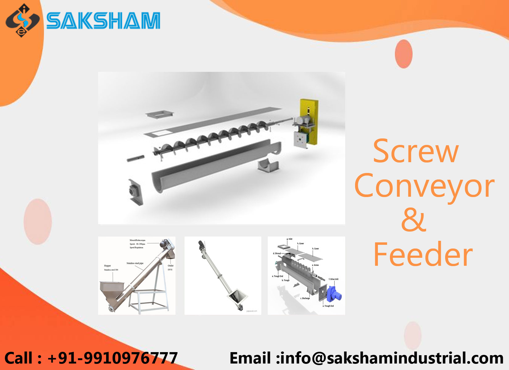 WHAT IS SCREW CONVEYOR AND IT’S TYPE