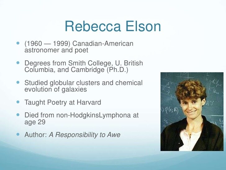 Fausto Marcelo Ávila: POEMAS DE REBECCA ELSON