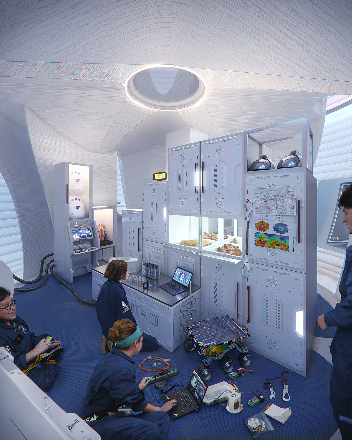 3D-printed Mars habitat MARSHA by AI SpaceFactory | human Mars