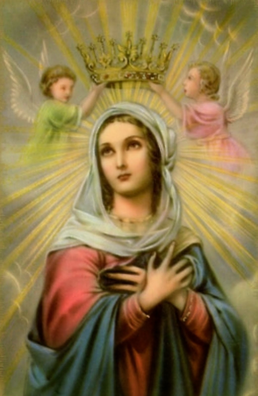 Professione Donna: Schema per il punto croce: Maria Regina_2