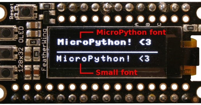 Une font alternative pour MicroPython - MCHobby - Le Blog