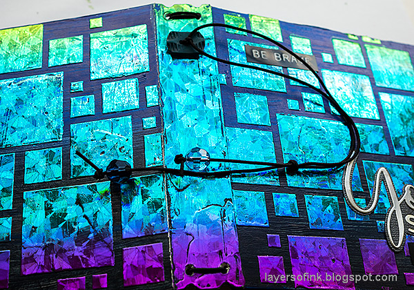 Layers of ink: Foil and Stencil Album Tutorial