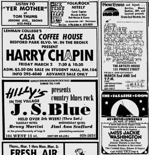 IT'S ALL THE STREETS YOU CROSSED NOT SO LONG AGO: 1973 Ads: Other ...