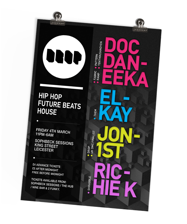 Flyer Goodness: London Club Flyers designed by Robert Anderson