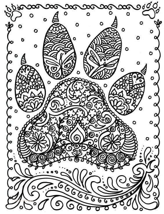 Paw Print Coloring Pages ~ Coloring Pages