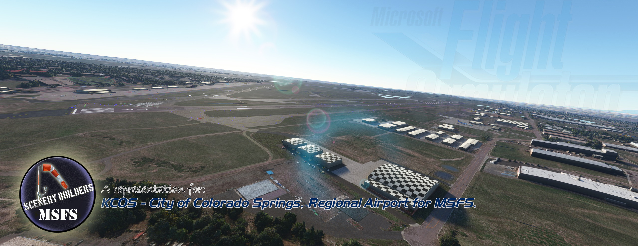FSX, P3D, MSFS scenerybuilders.: KCOS - City of Colorado Springs ...
