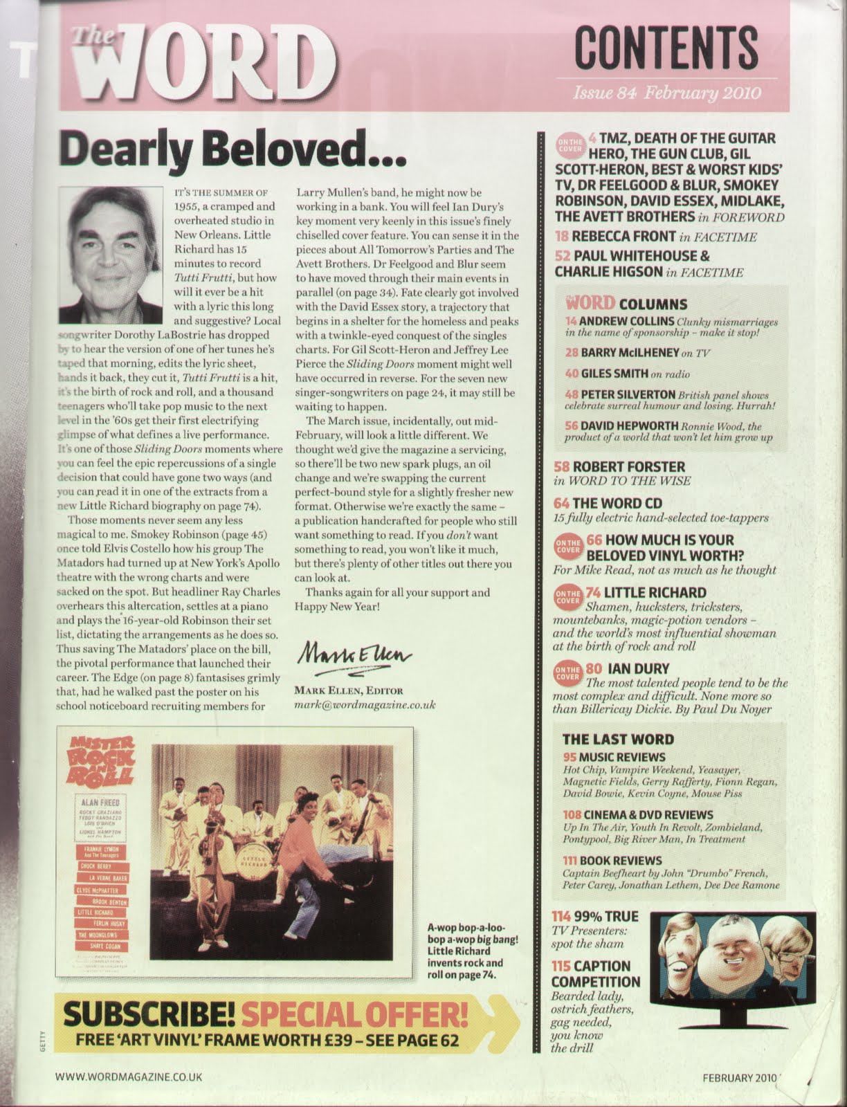 Vicki Hay AS Media Coursework: Magazine Analysis of 5 Contents Pages