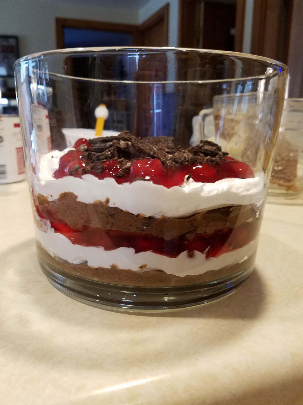 New Recipe Night: Black Forest Mousse Dessert