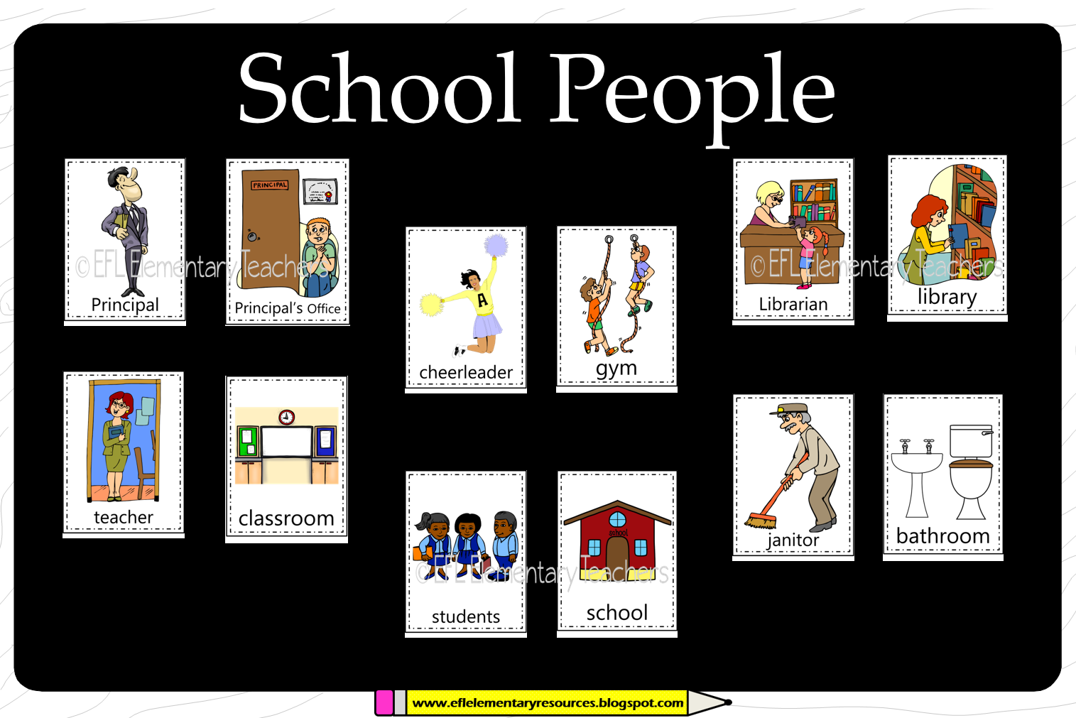 EFL Elementary Teachers: School people and places