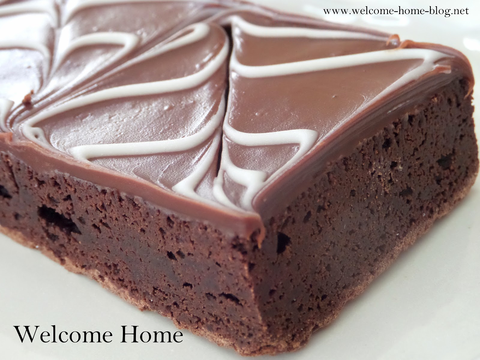 Welcome Home Blog: Chewy Chocolate Fudge Brownies